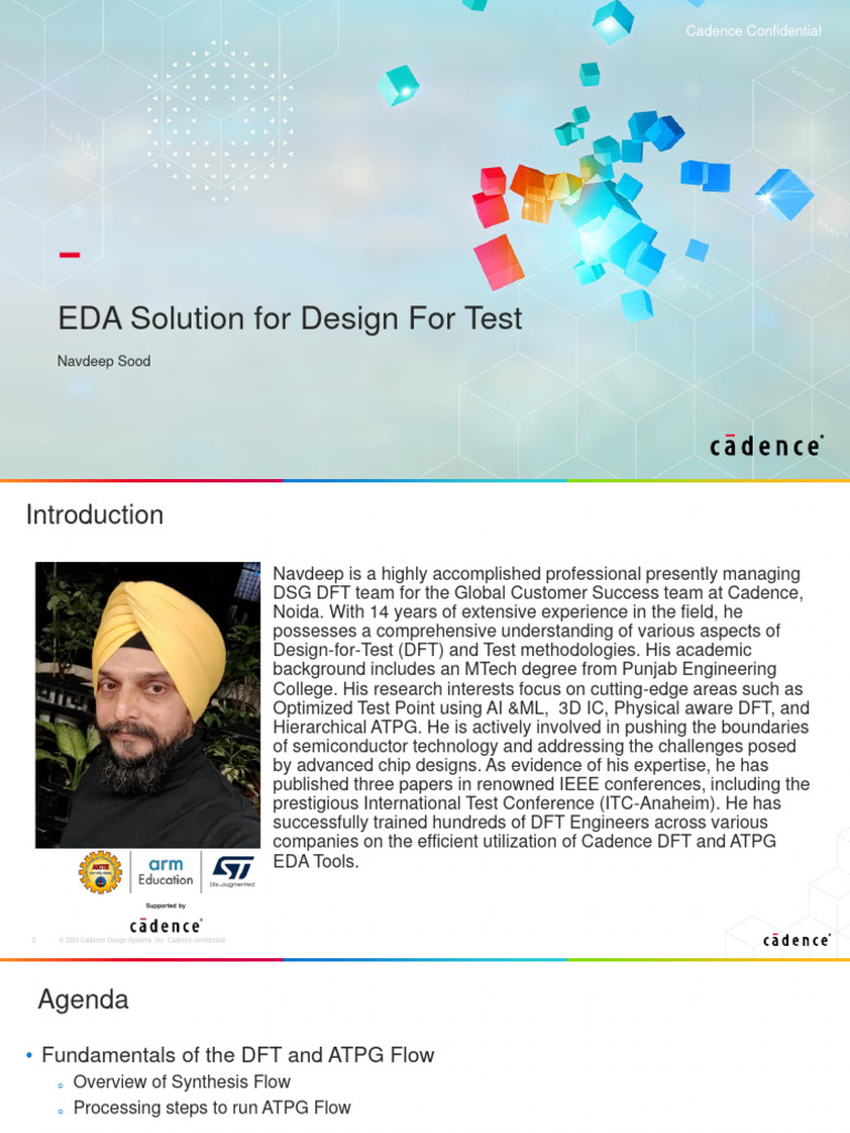 Day3 02 DFT Eda Navdeep Aa | PDF | Logic Synthesis | Electronic Design