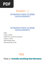Infosys Risk Management Framework Overview | PDF | Risk Management | Risk