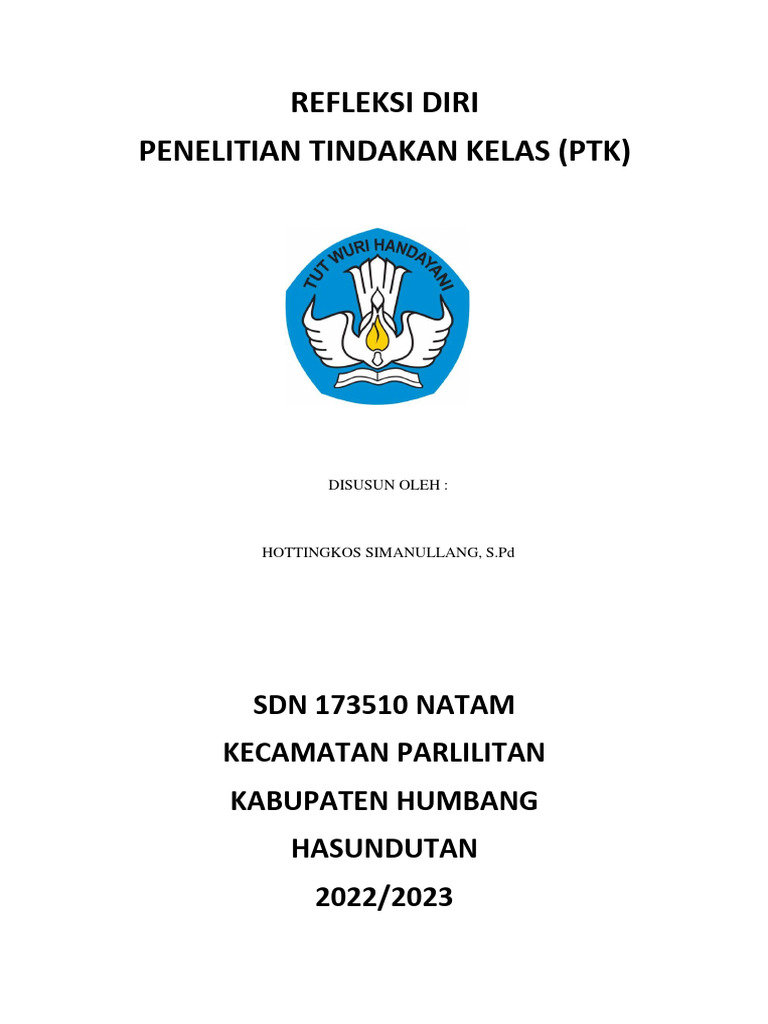 REVISI 2 REFLEKSI DIRI - HOTTINGKOS SIMANULLANG, S.PD | PDF | Seni