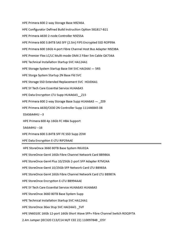 HPE Primera 600 2 (1) | PDF | Solid State Drive | Computing