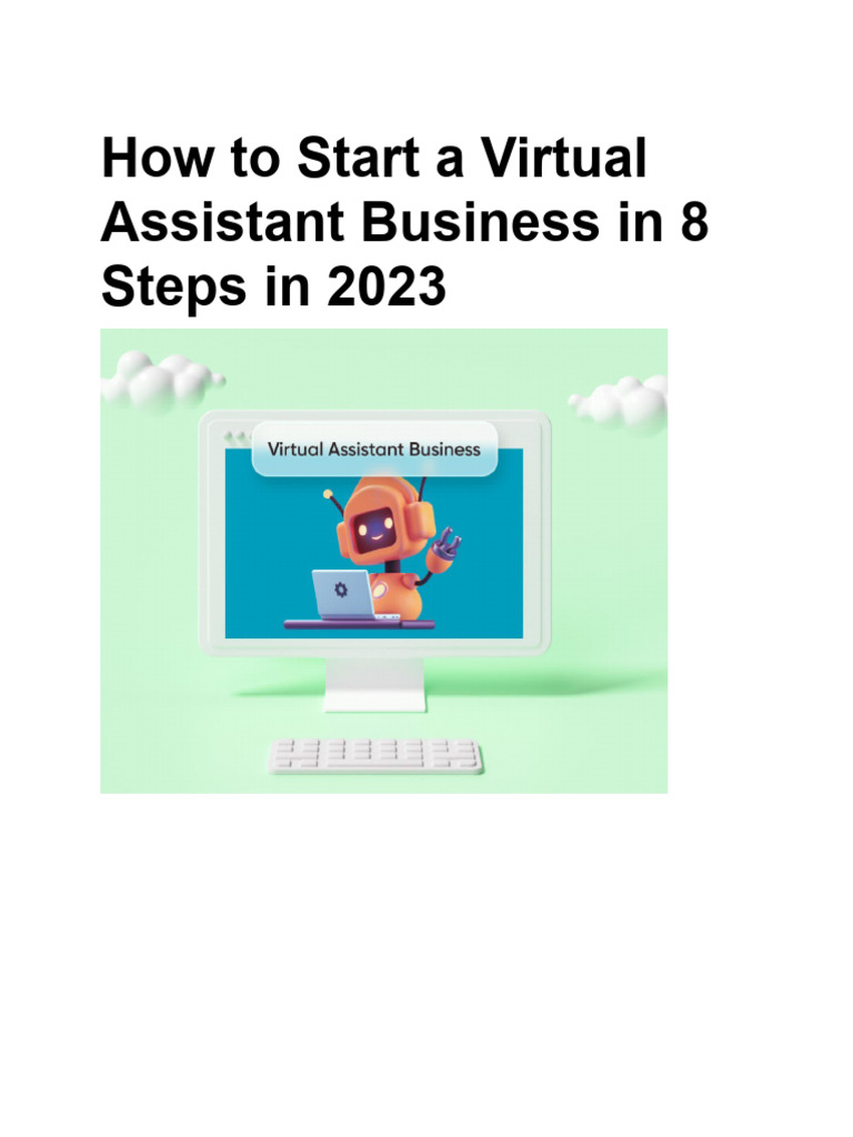 Starting a Virtual Assistant Business | PDF | Sole Proprietorship ...