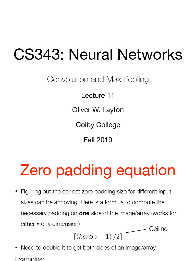 Lecture 11 Slides | PDF | Applied Mathematics | Signal Processing