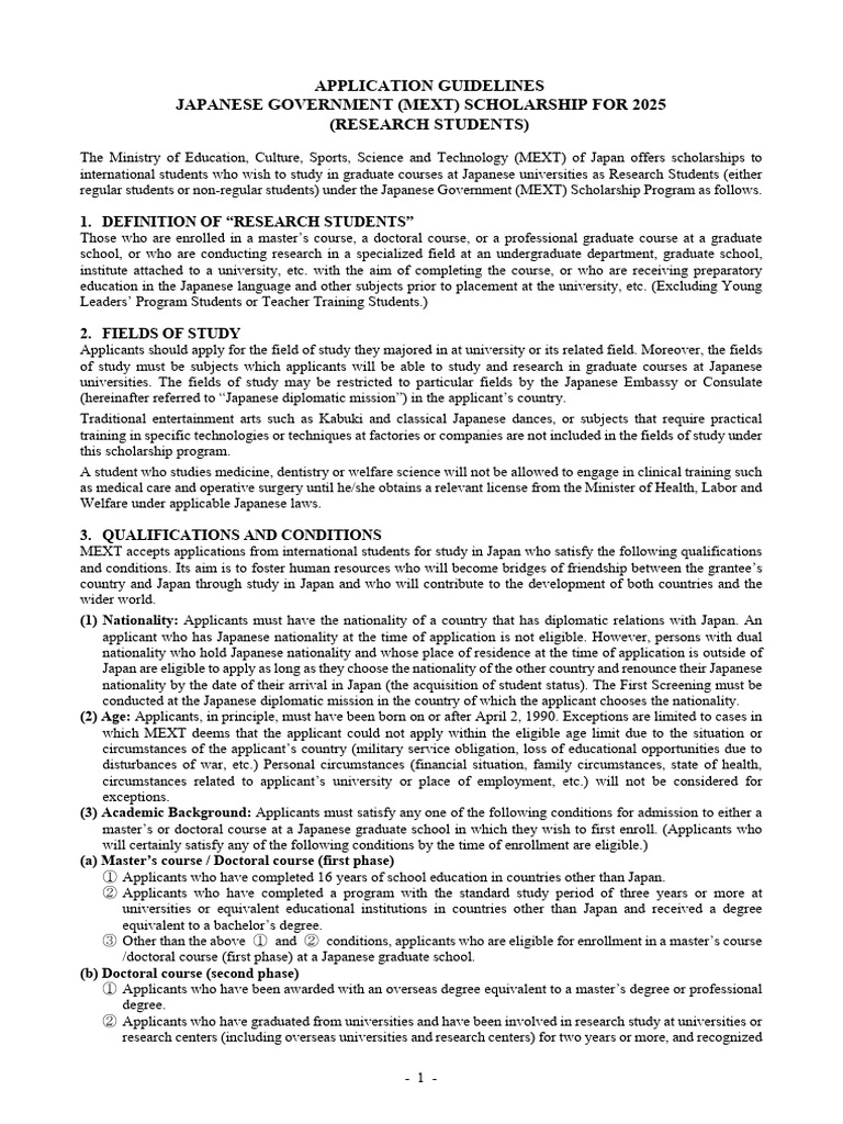 01-2025 Research Guidelines E | PDF | Academic Degree | Postgraduate ...