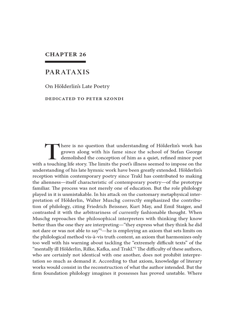 Adorno Parataxis | PDF | Georg Wilhelm Friedrich Hegel | Truth