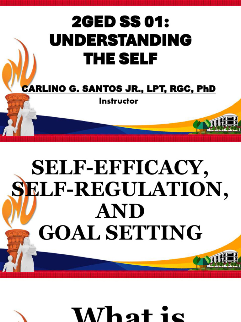 Self-Efficacy, Self-Regulation, and Goal Setting | PDF | Self Efficacy ...