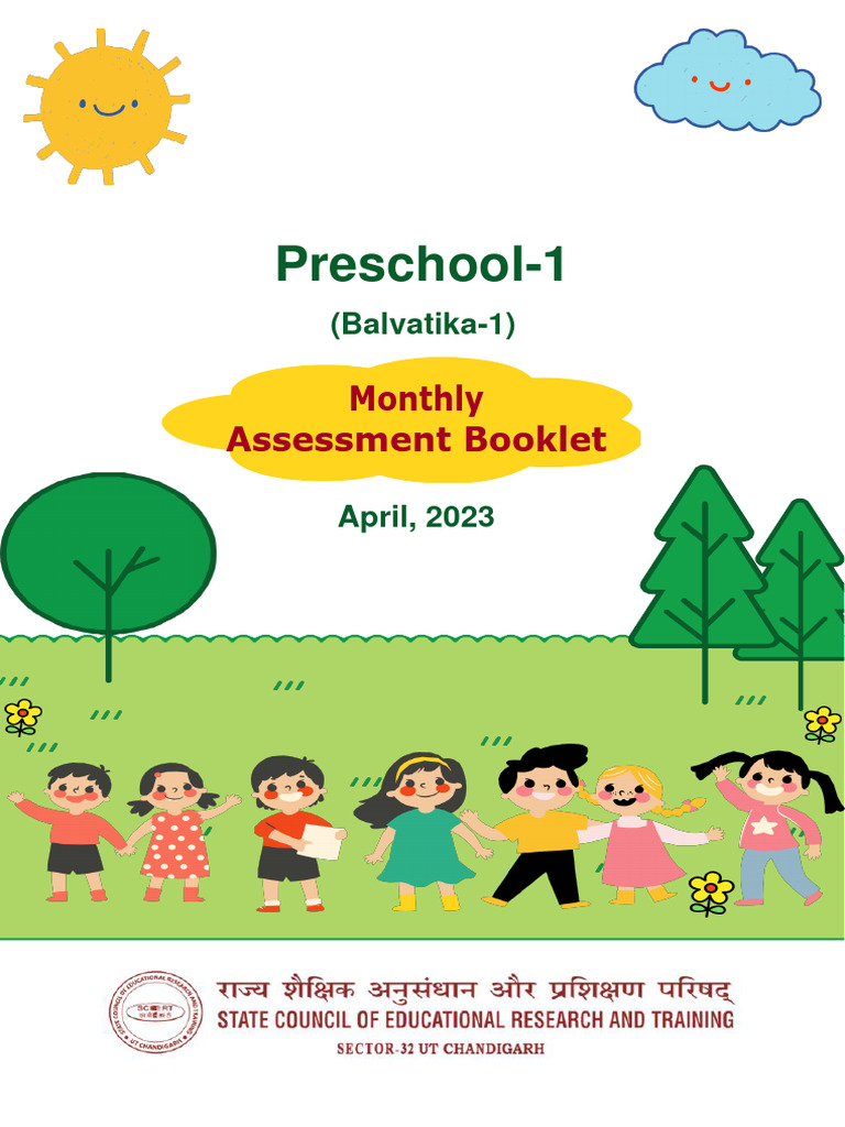 Assessment Booklet Preschool 1 April | PDF | Preschool | Psychological ...