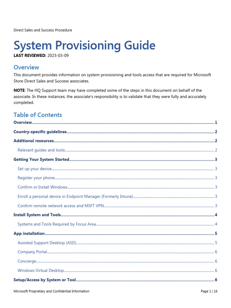 System Provisioning Guide 2 | PDF | Microsoft Windows | Microsoft Outlook