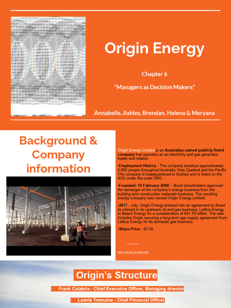 Origin Energy | PDF | Climate Change Mitigation | Rationality