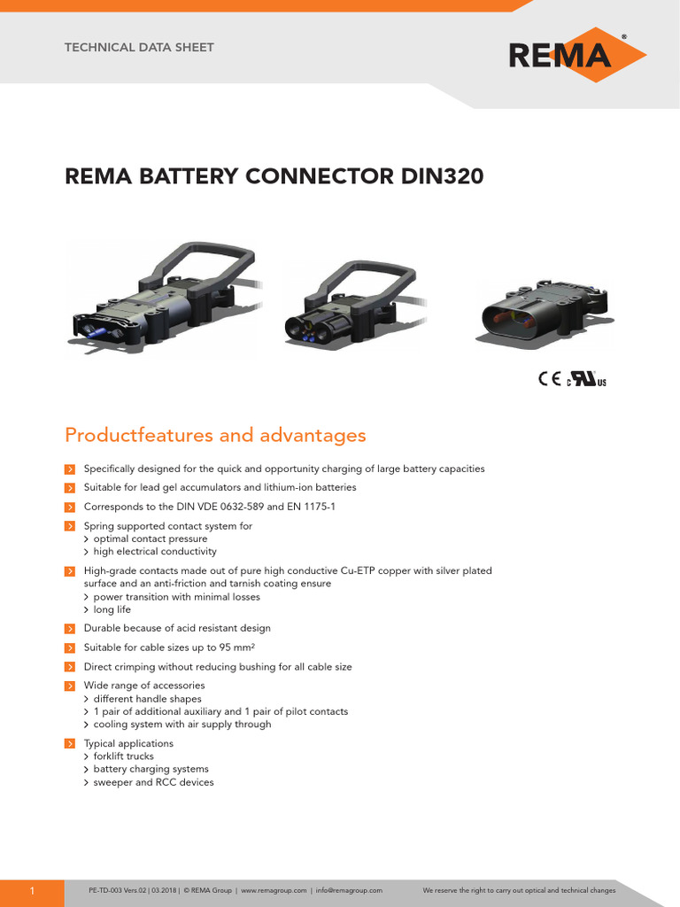 Rema Din320 | PDF | Electrical Connector | Electrical Engineering