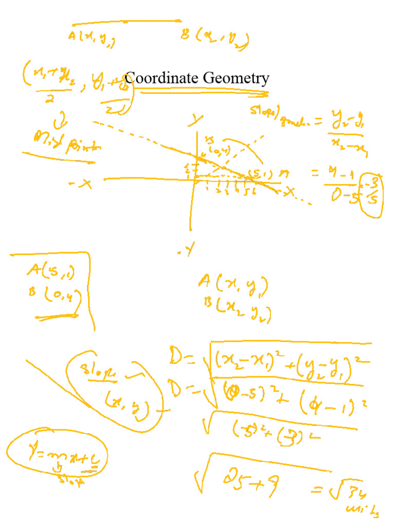 Co Ordinate Geometery | PDF