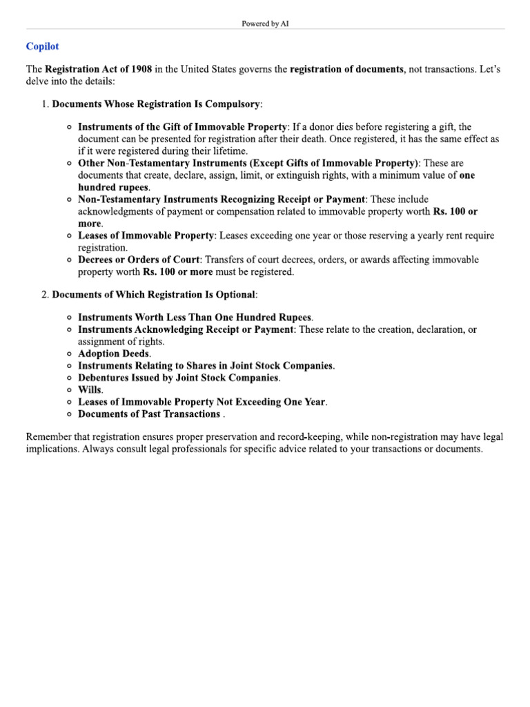 Usa Registration Act | PDF