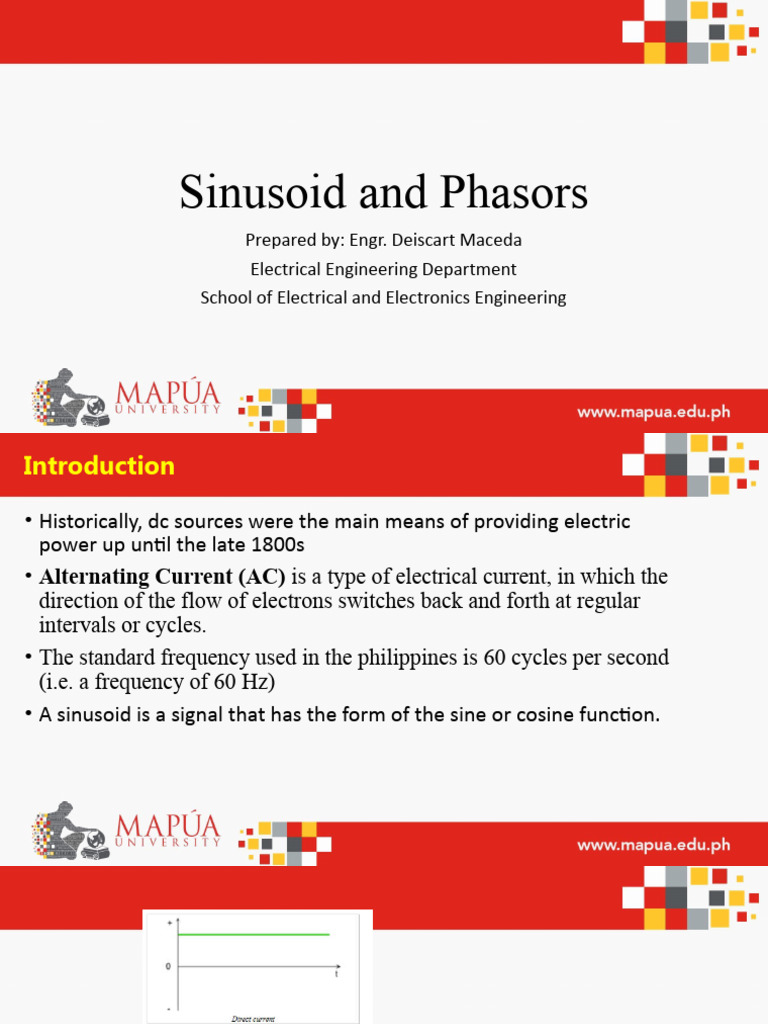 Sinusoid and Phasors | PDF | Teaching Methods & Materials | Technology & Engineering