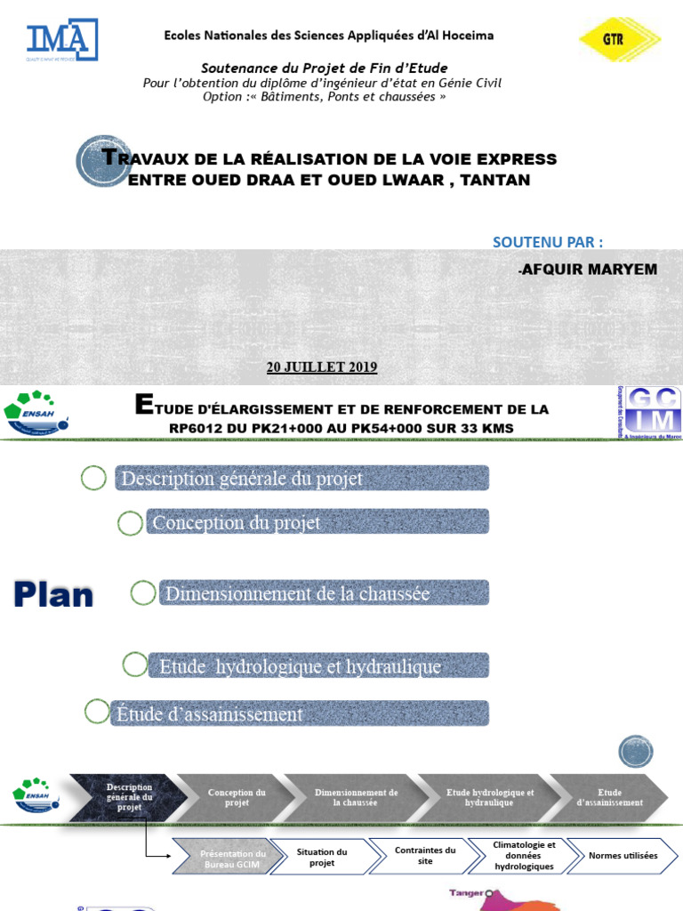 Presentation PFE | PDF | Ingénierie civile