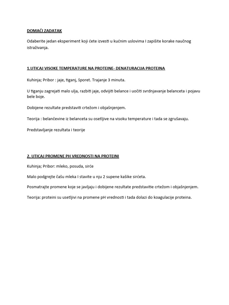 Domaći Zadatak | PDF