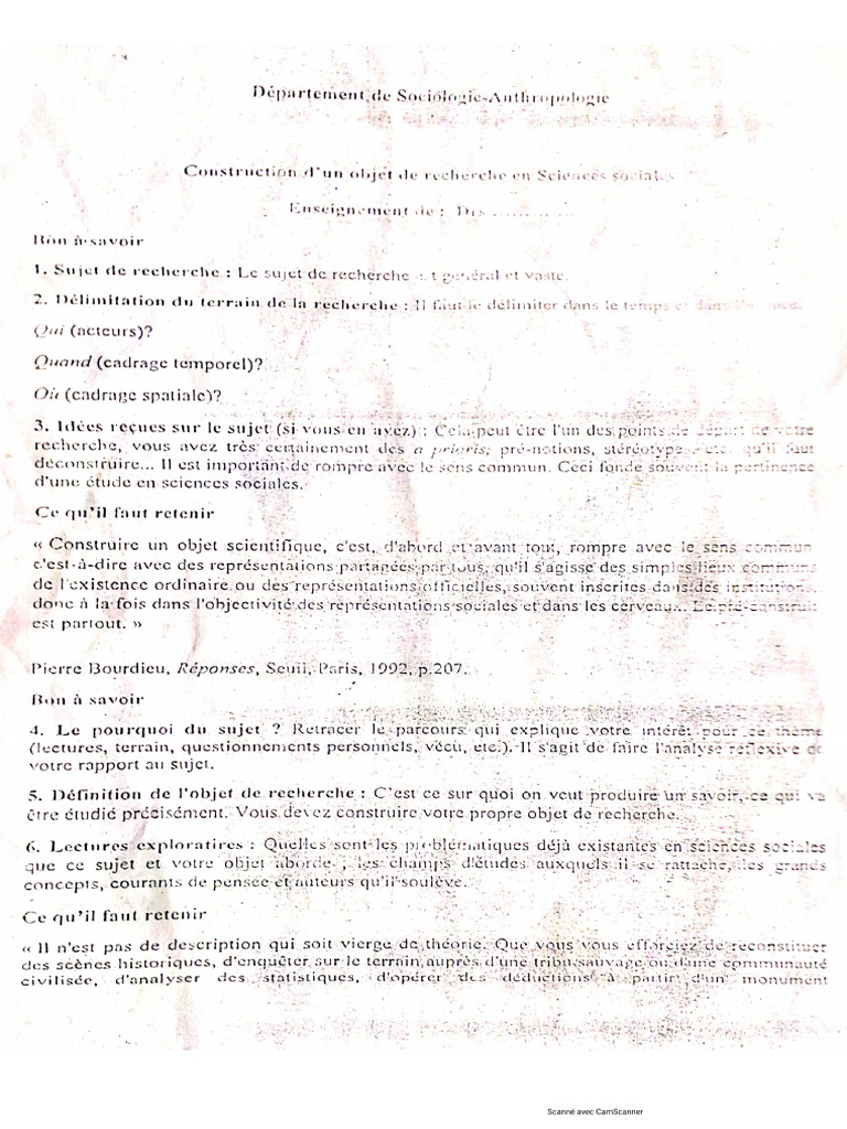 Guide D'entretient | PDF