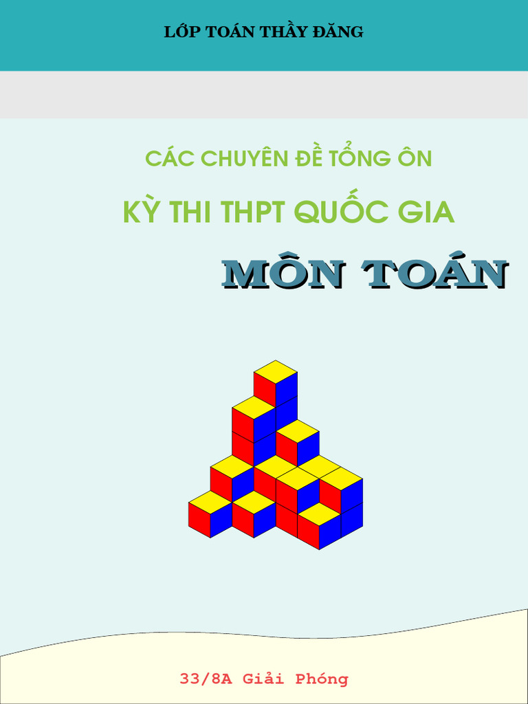 Cac Chuyen de Tong On Ky Thi THPT Quoc Gia Mon Toan Pham Hoang Dang | PDF