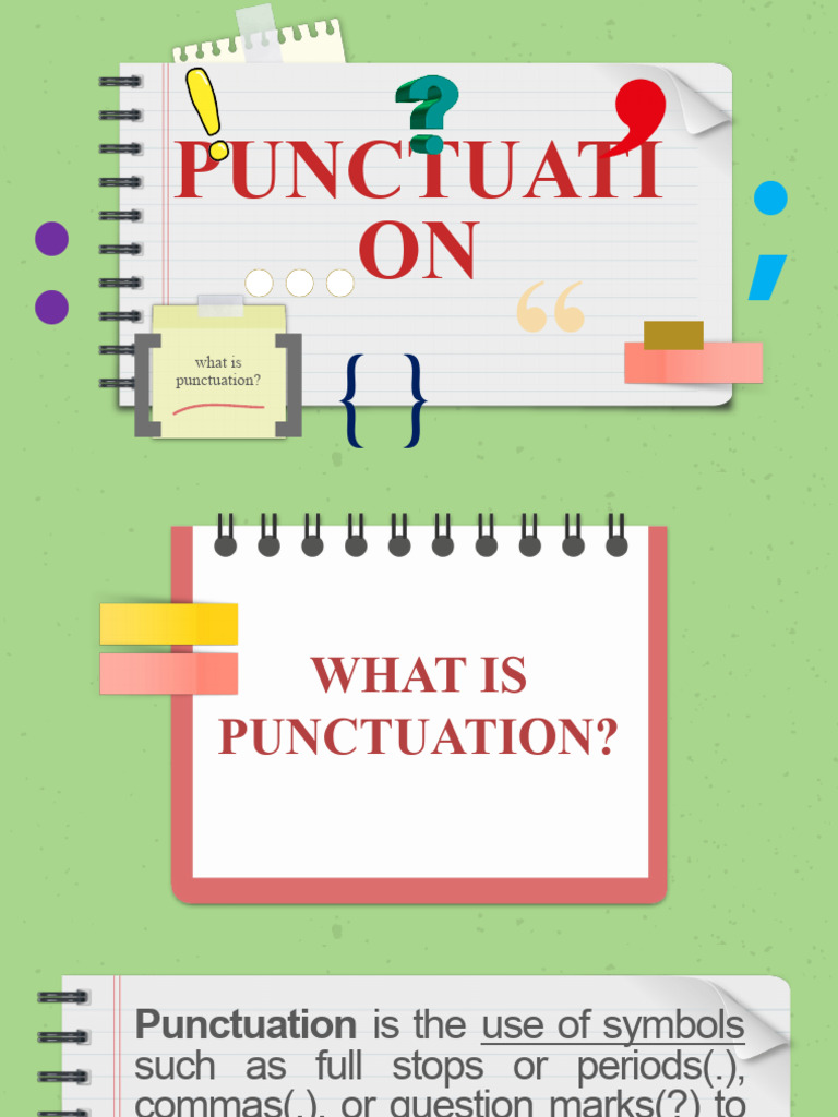 Punctuation | PDF | Bracket | Comma