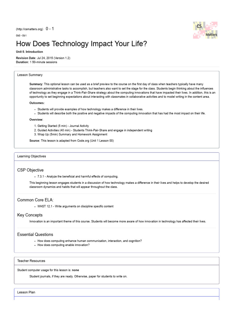 How Computers Impact Everyday Life | PDF | Popular Culture & Media ...