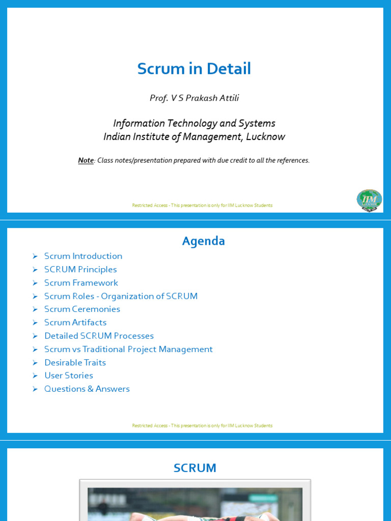 3-Scrum Principles and Practices | PDF | Scrum (Software Development ...