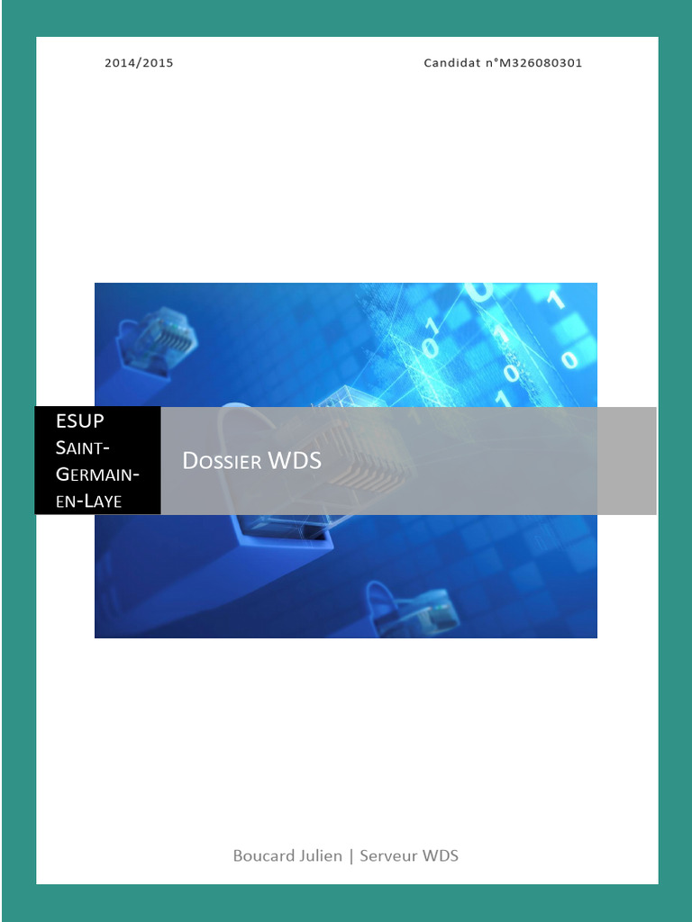 Dossier Technique Wds Final1 | PDF | Système de noms de domaines ...