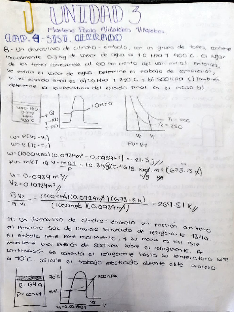 Tarea U3 Termo | PDF