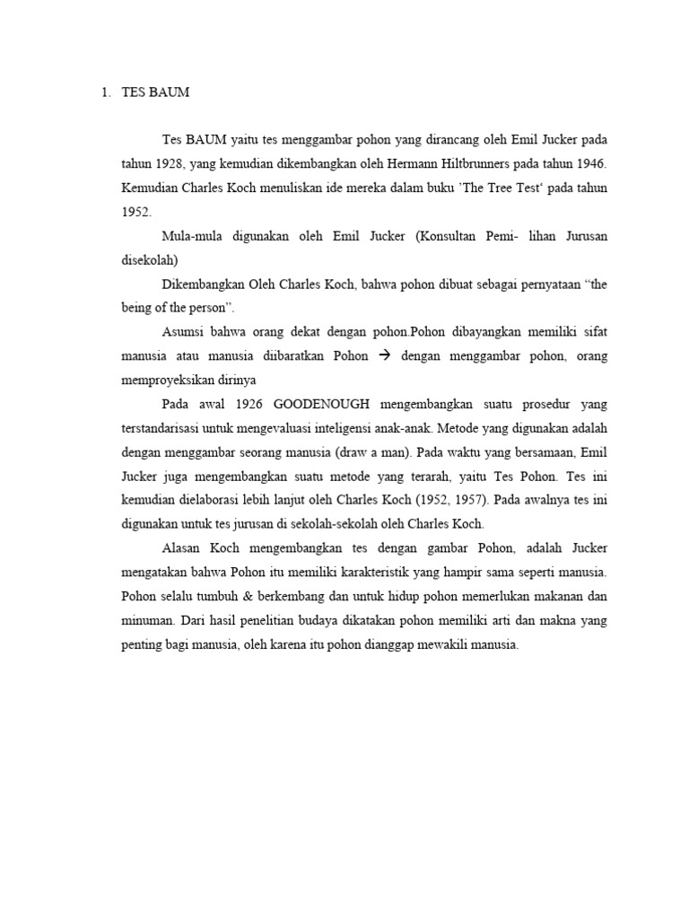 Tes Baum | PDF | Sains & Matematika