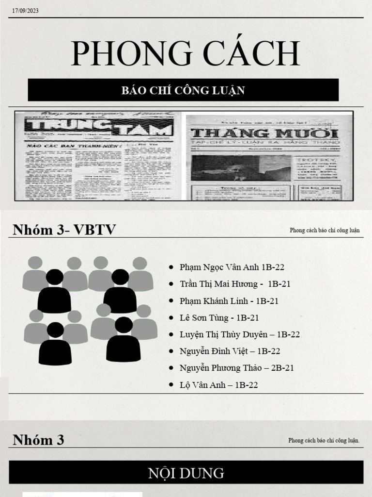 VBTV - Nhóm 3 | PDF