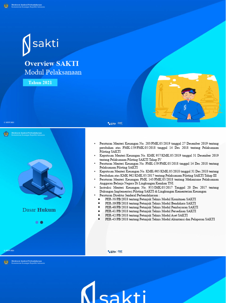Overview SAKTI Modul Pelaksanaan Rakernas Edit1 | PDF