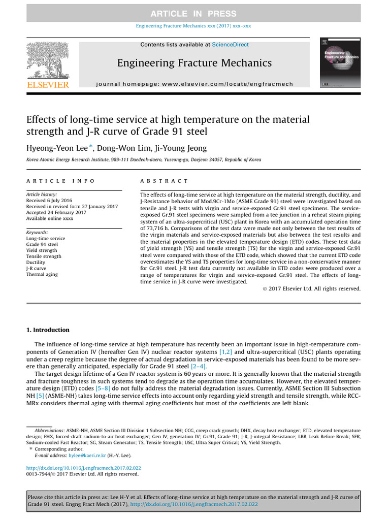 Lee 2017 | PDF | Deformation (Engineering) | Steel