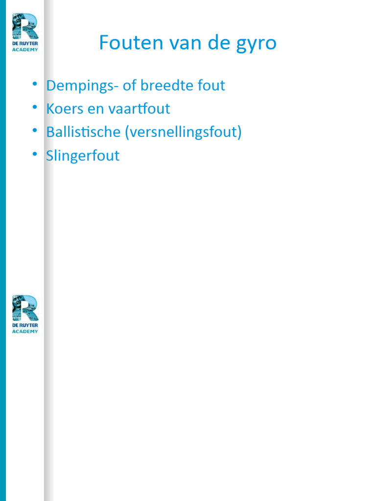 Les 4 Gyrokompas Fouten | PDF