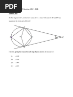 CXC Statistics Past Paper Questions | PDF | Chart | Statistics