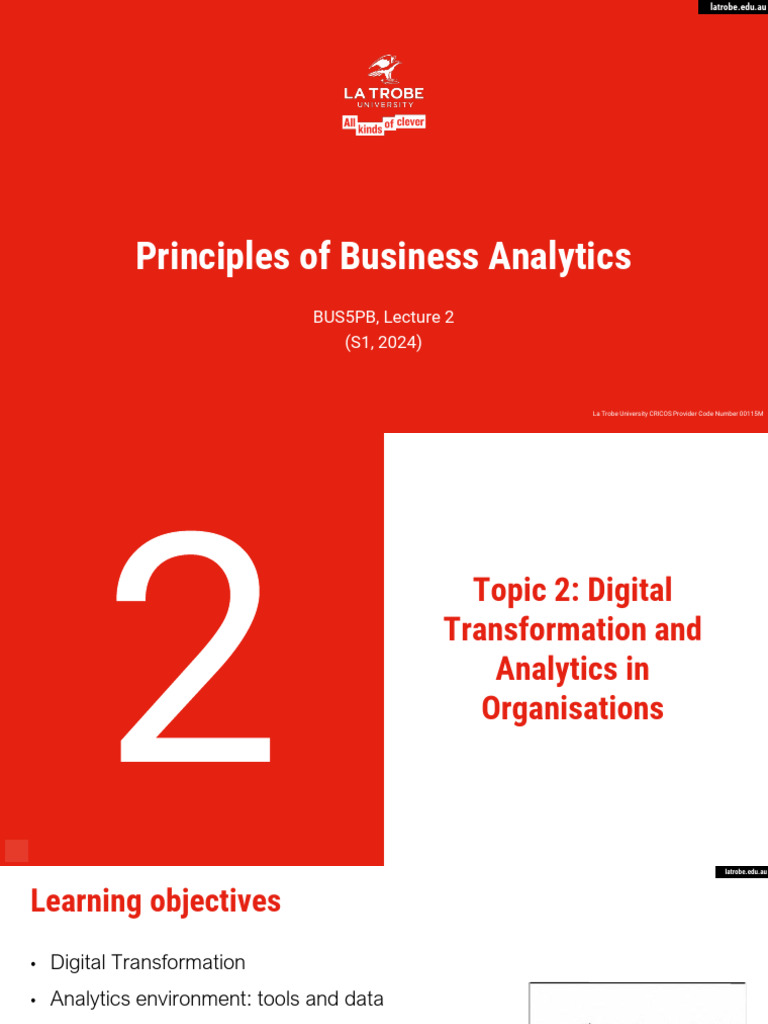 Digital Transformation in Business Analytics | PDF | Analytics ...