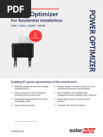 SolarEdge S1000/S1200 Optimizer Guide | PDF | Photovoltaics | Solar Panel