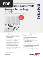 Datasheet Inversor 100kW | PDF | Power Inverter | Alternating Current