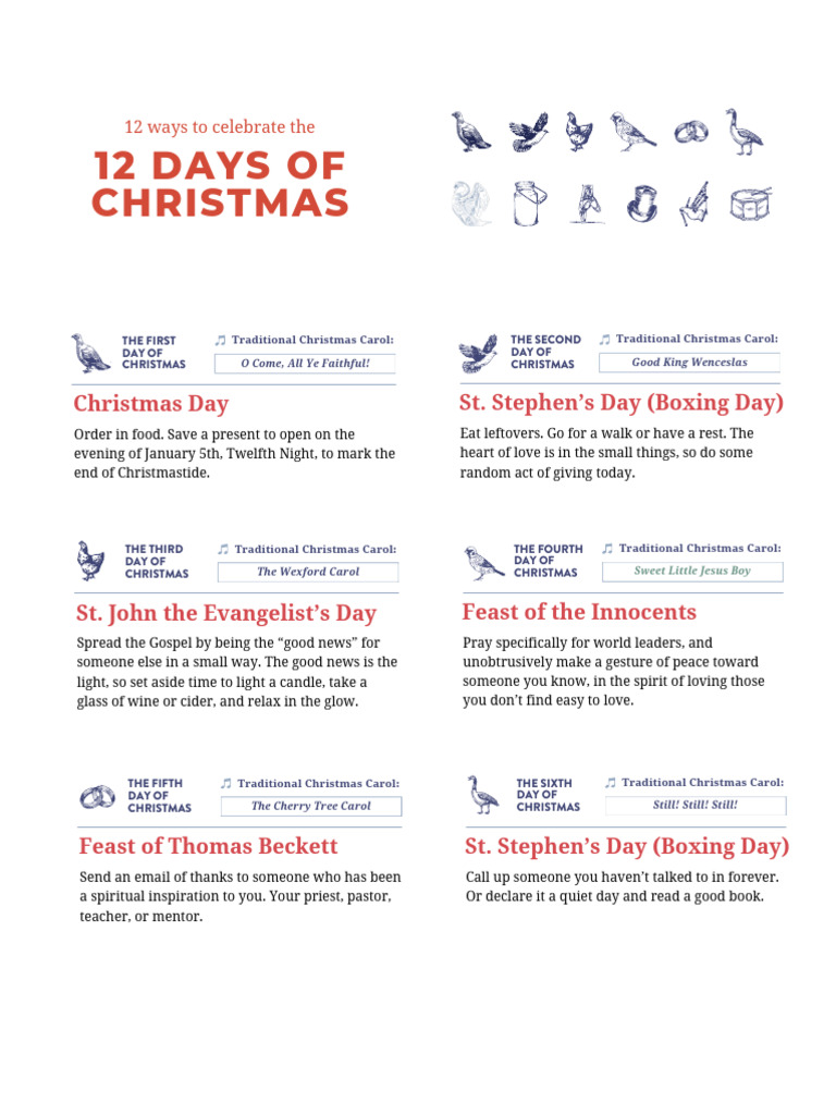 12 Days of Christmas | PDF | Christmas | Christmas Carols