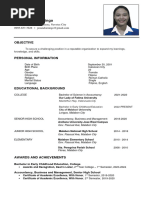 Archie Resume 2019 | PDF | Academia