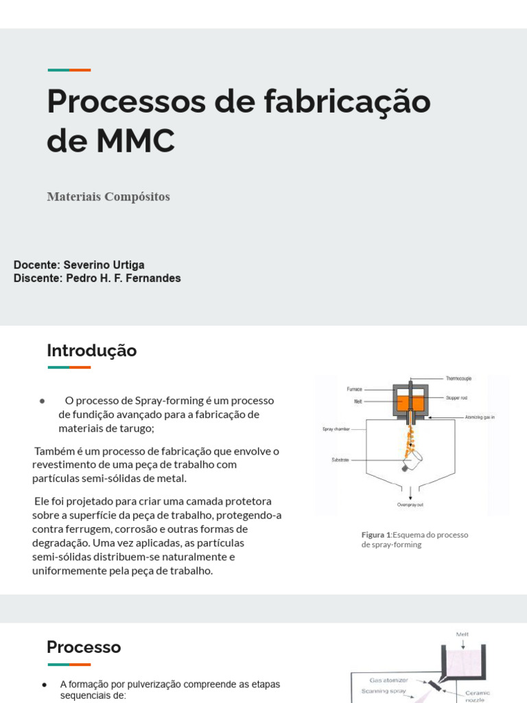 Processos MMCs | PDF | Material composto | Materiais