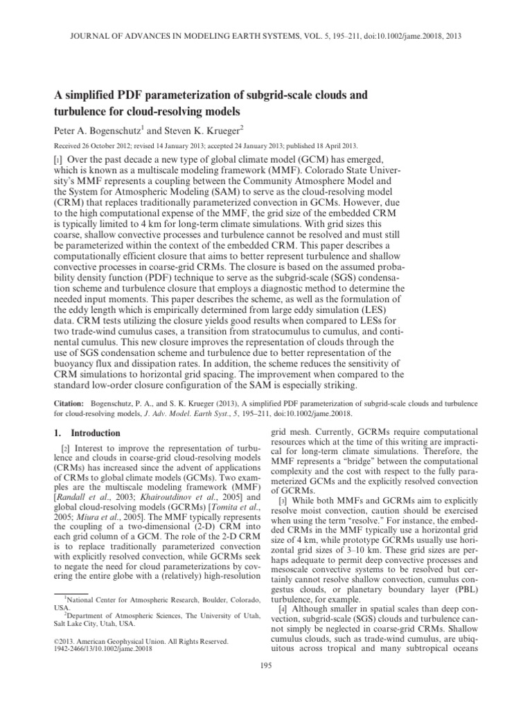 Simplified PDF | PDF | General Circulation Model | Cloud