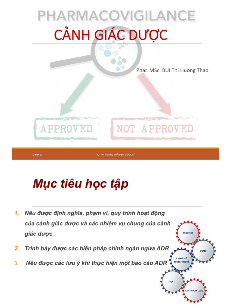Lec 7 Tác Dụng Khôngmong Muốn Của Thuốc Và Cảnh Giác Dược-compressed | PDF