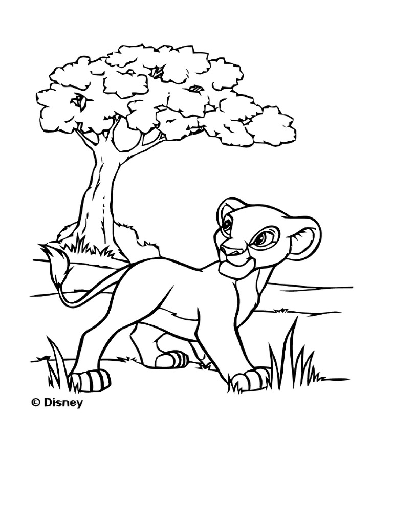 Coloring-for-kids-the-lion-king-79313 | PDF