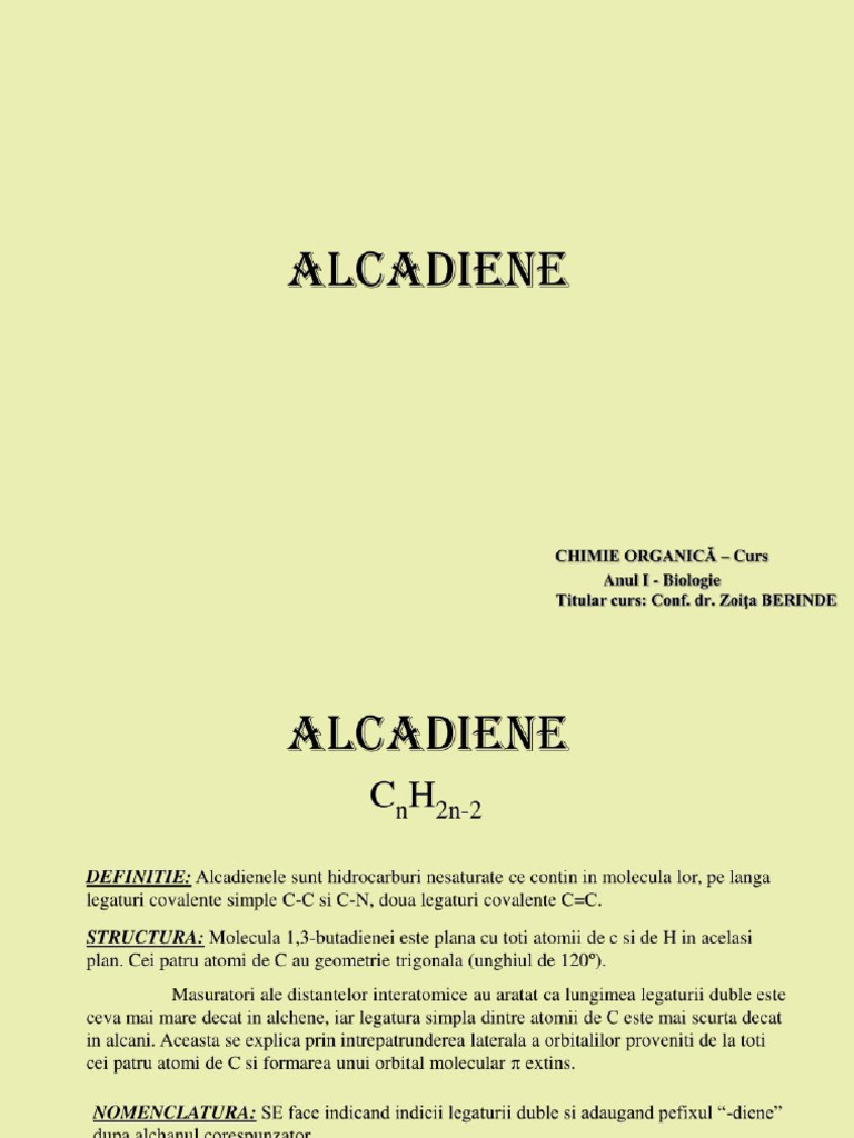 Alcadiene | PDF