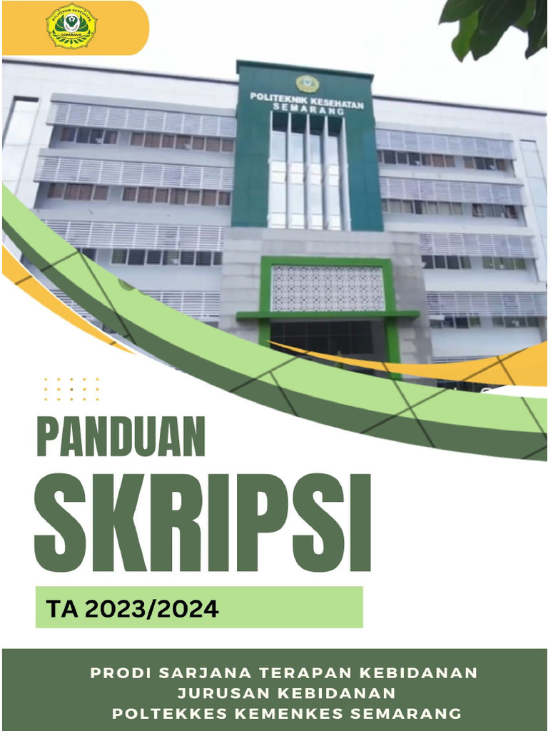 Panduan Skripsi Sarjana Terapan 2023-2024 | PDF