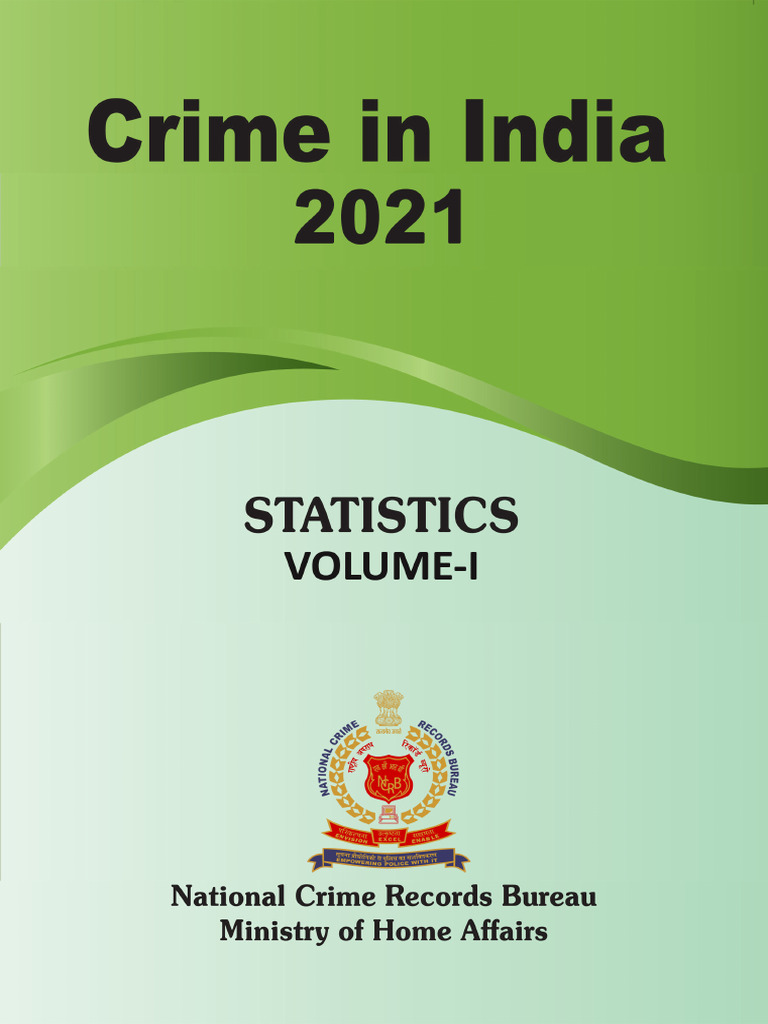 Crime In India 2021 PDF Kidnapping Crimes