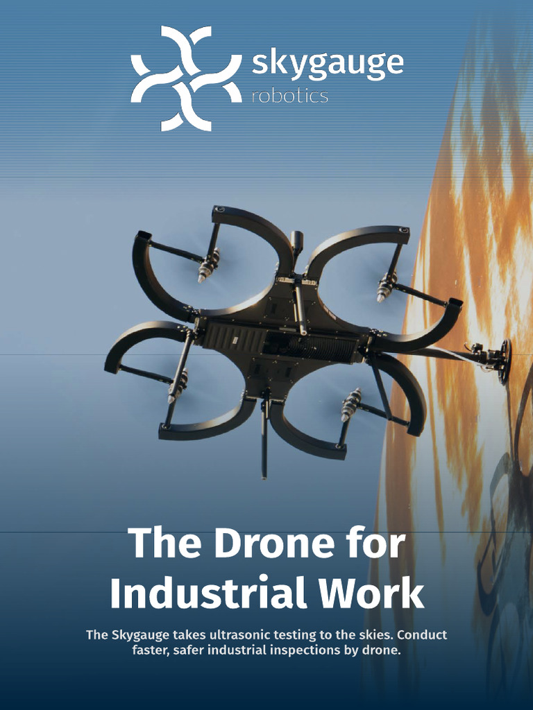 Skygauge Drone for Ultrasonic Inspections | PDF | Unmanned Aerial ...