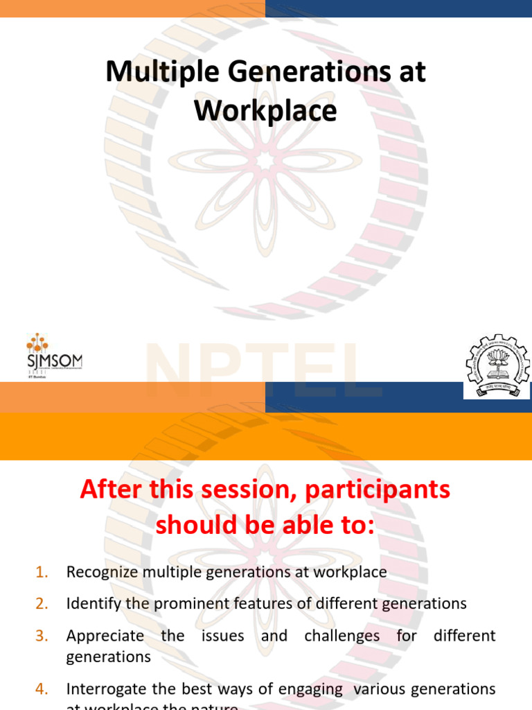 Multiple Gen at Workplace - Watermark | PDF | Mentorship | Millennials