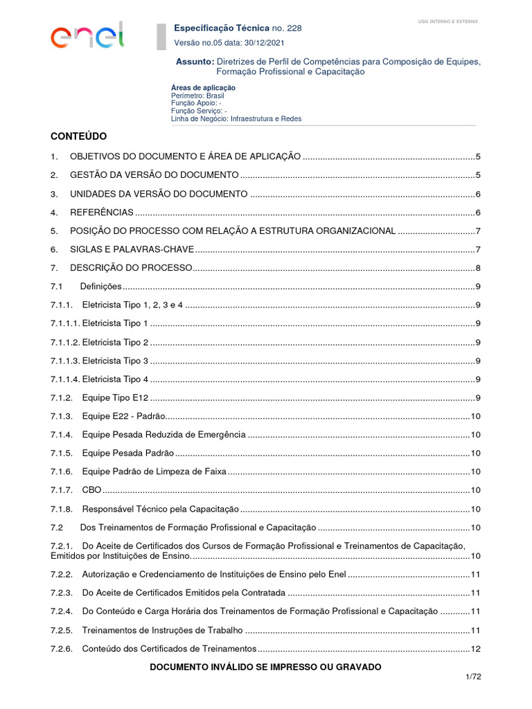Ser Hseq Hes 20 0228 Edbr Diretrizes De Perfil De Competências Para