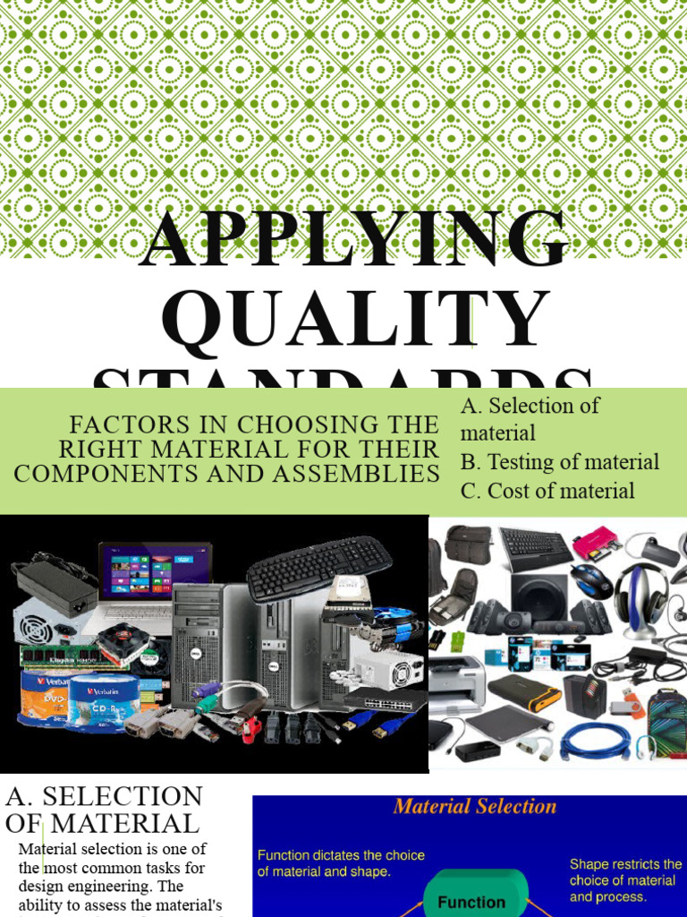 1.1 Applying Quality Standards | PDF | Reliability Engineering | Business