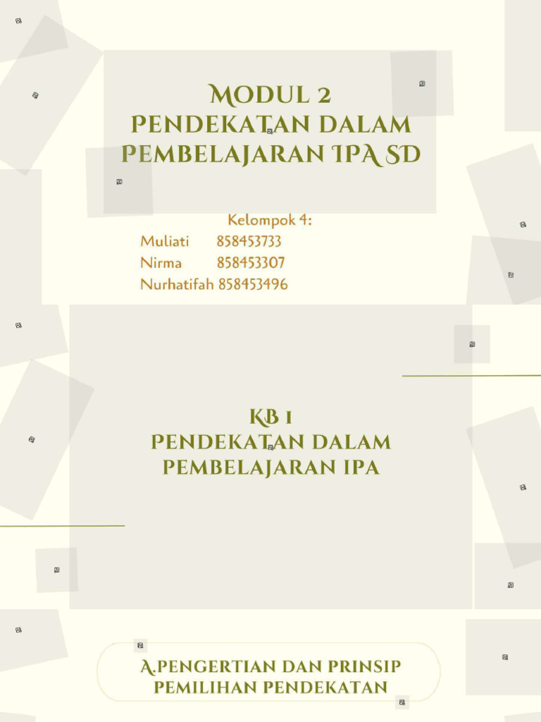 Kel 4 Modul 2 - 3 Ipa | PDF