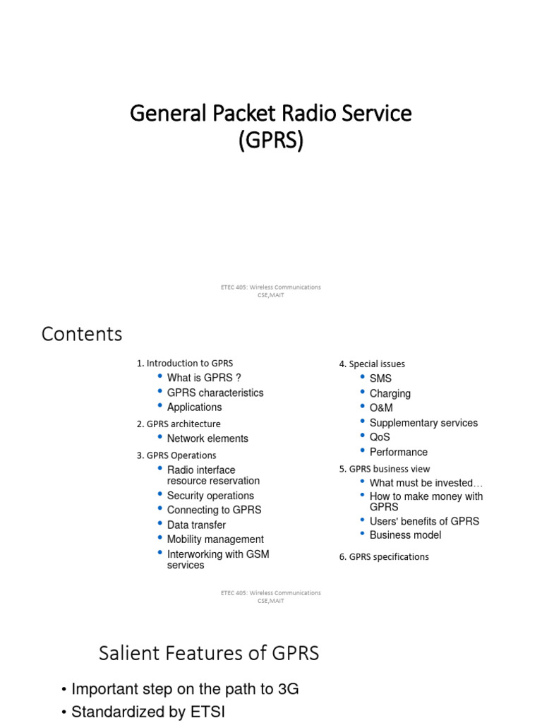 19 2.5G Mobile Data Networks | PDF | General Packet Radio Service | Computer Network