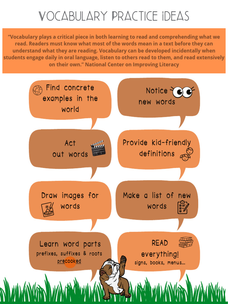 Vocabulary Practice Ideas 2 | PDF | Language Arts & Discipline